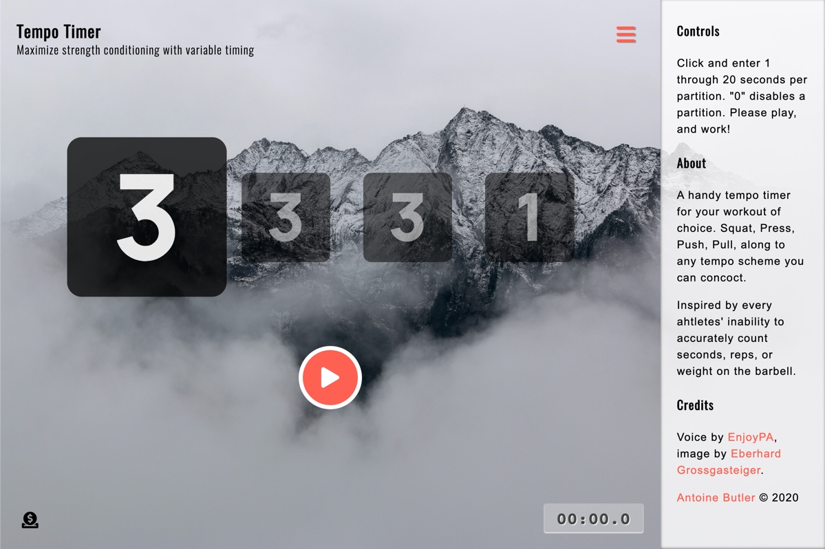 Tempo Timer - Strength Conditioning Tool